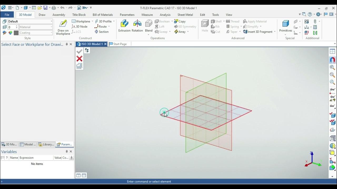 How to Enter Into sketch mode in T-Flex || T-Flex INDIA || 3-D Modeling and Parametric Drafting ...