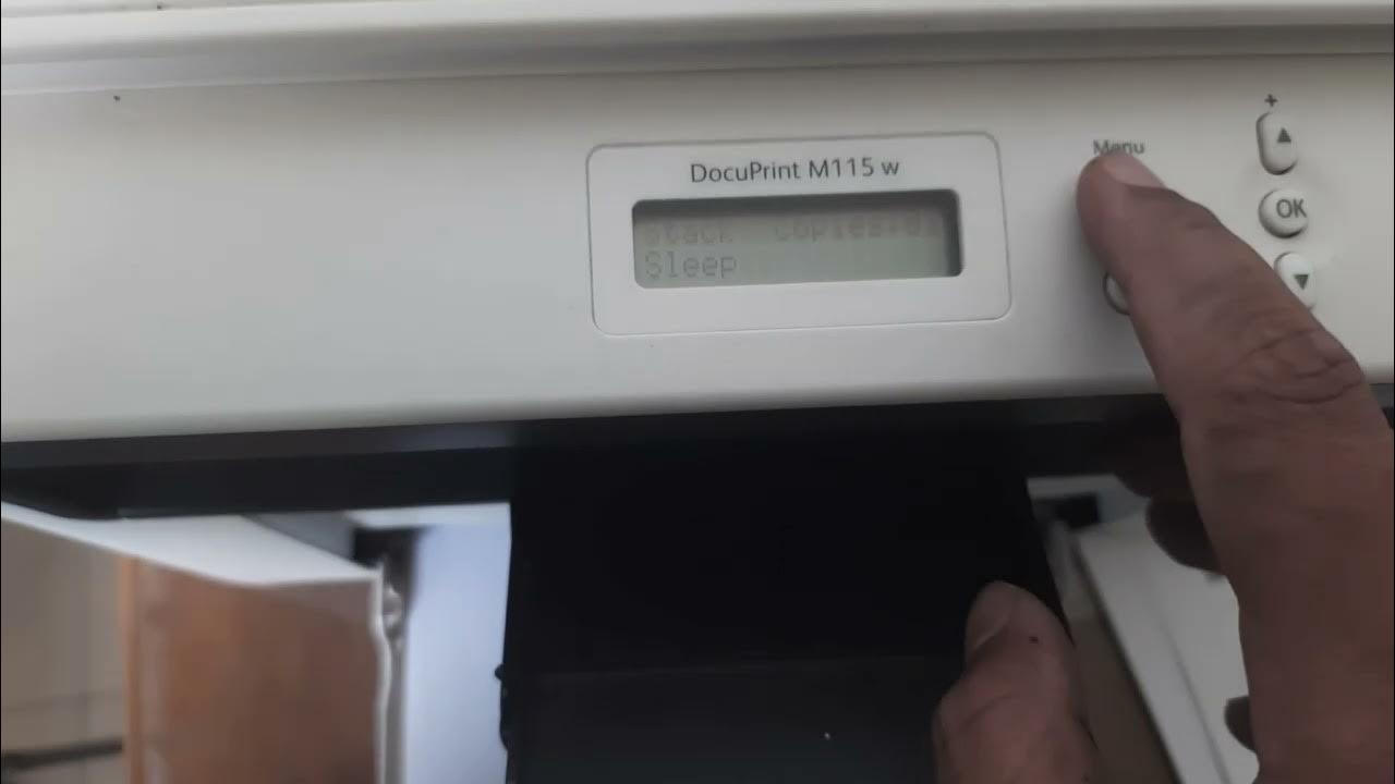 Xerox print language setting - YouTube
