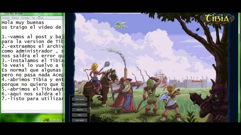 TibiaAuto + Scripts (Explicacion) - YouTube