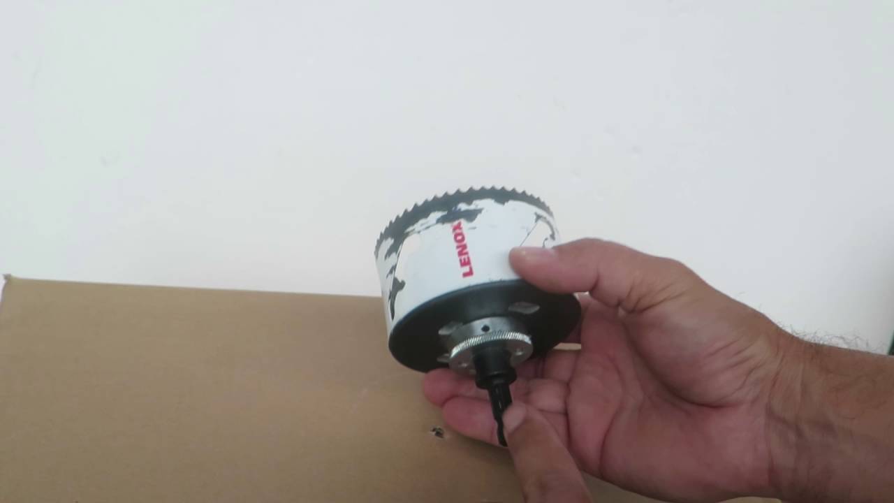 How to Drill a Big Hole Fast and Easy in Wood or Furniture - YouTube