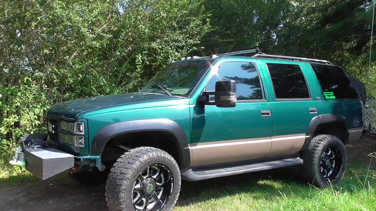 1996 GMC Yukon 2wd (GMT400) Review Rough Country 4" Lift, Anthem Wheels ...