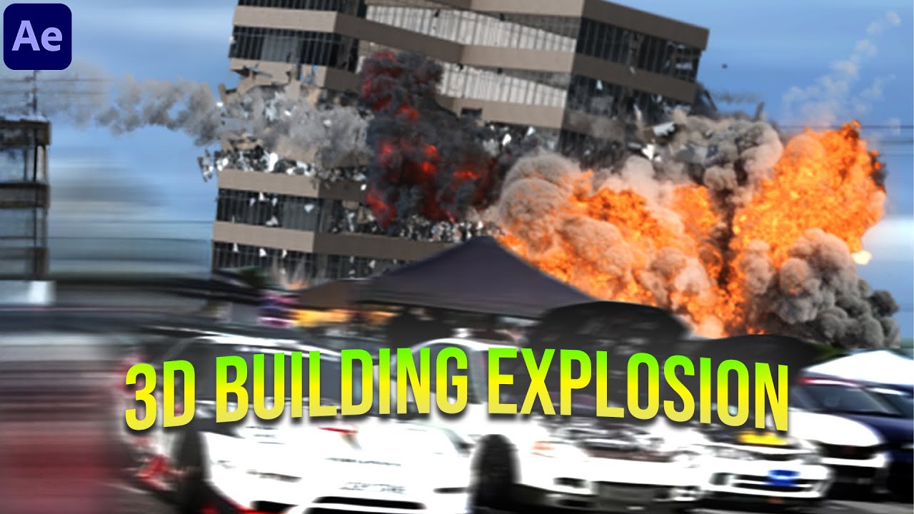 3D Building Explosion Effect in After Effects - YouTube