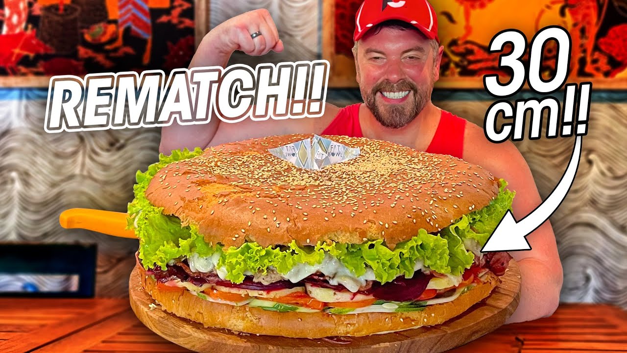 Ran Out Of Time Again?? Rematching Indonesia's Biggest Burger Challenge ...