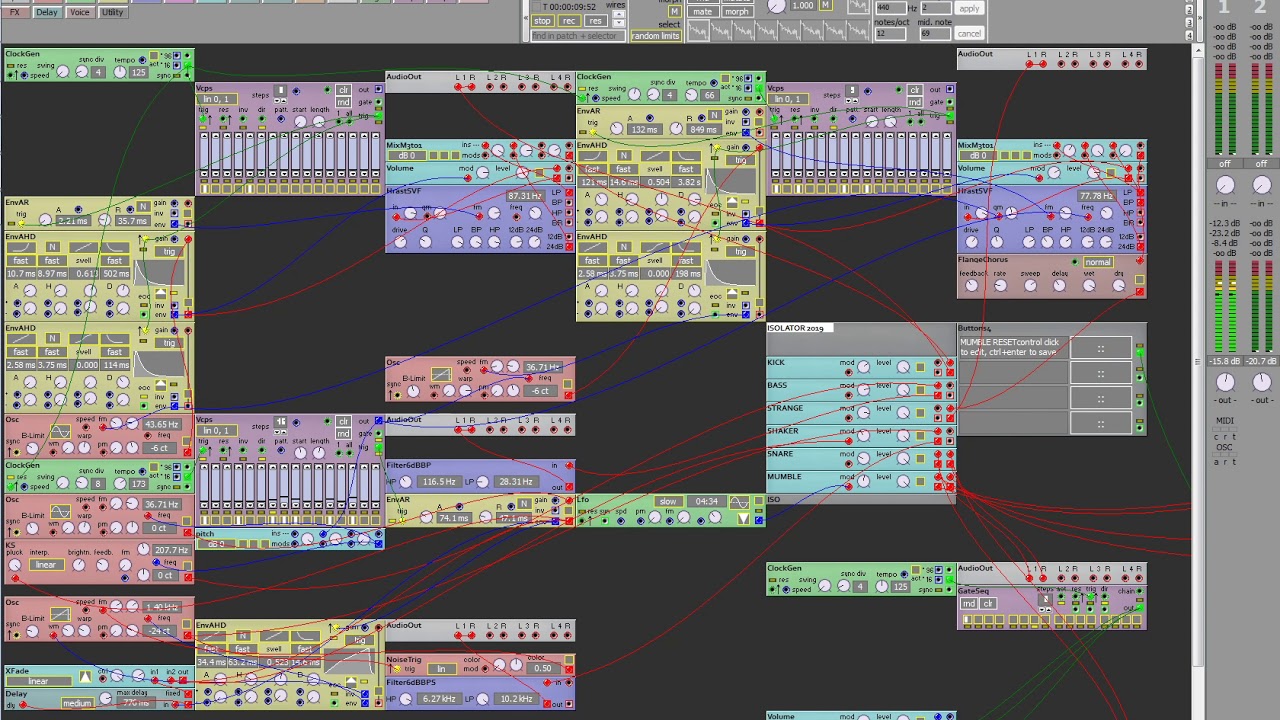 WREN MODULAR SYNTH SESSION - YouTube