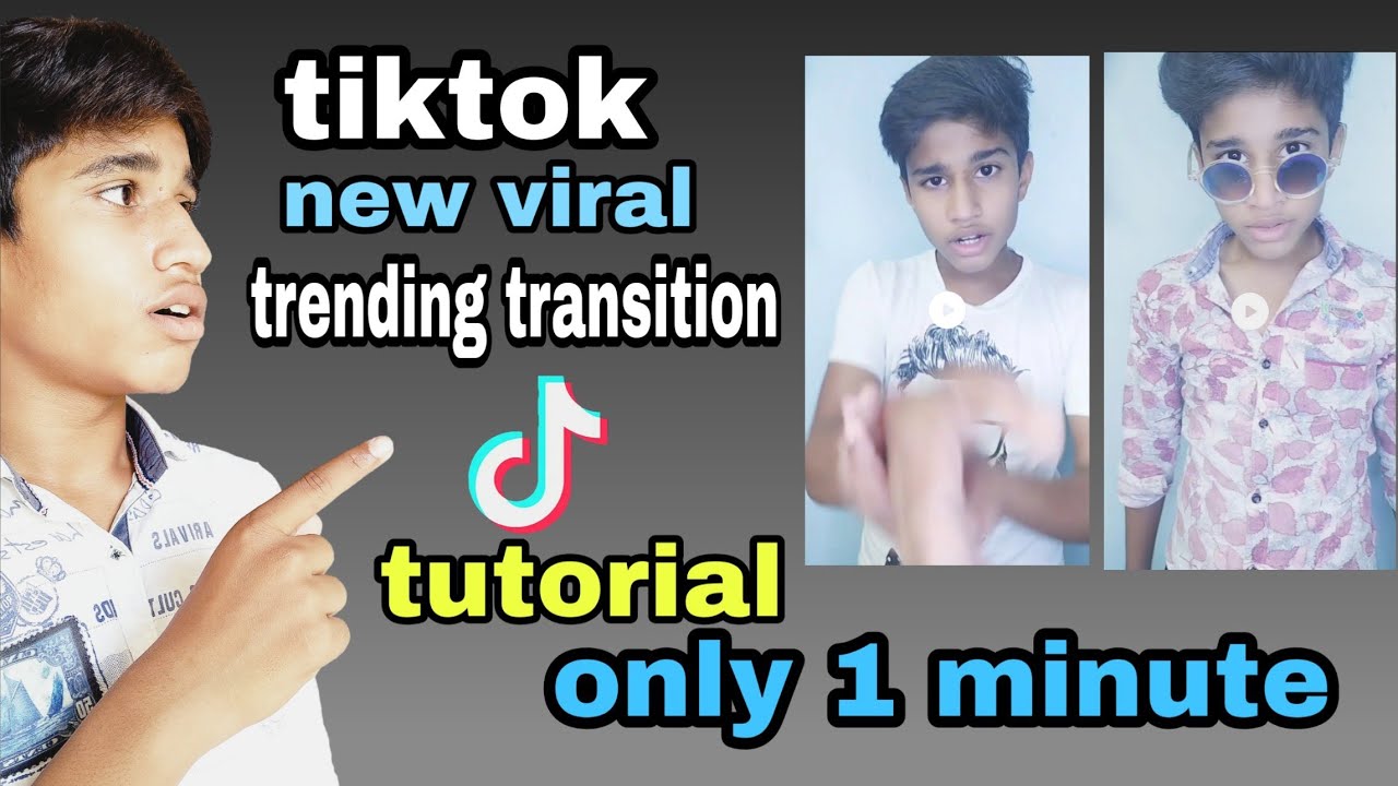 New Tiktok trending transition toutorial for the beginner's only 2 ...