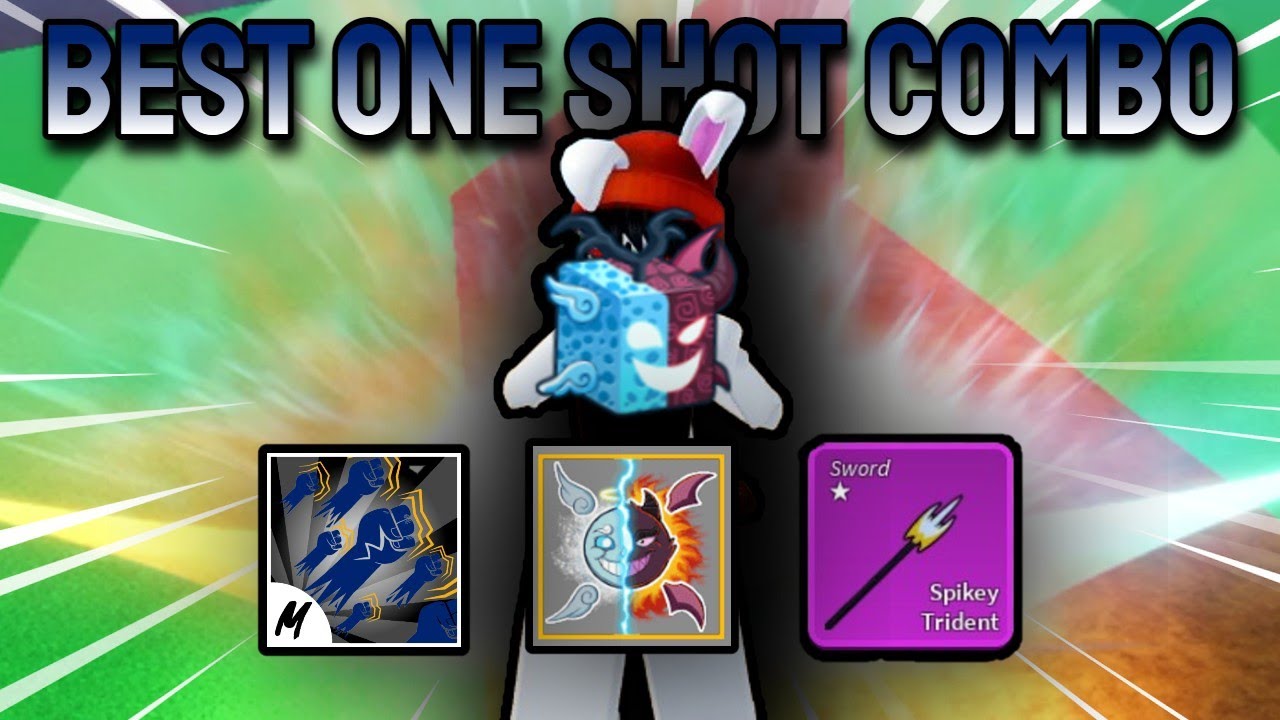 Godhuman + Spirit + Spikey Trident = One Shot Combo Update 23 (Blox ...