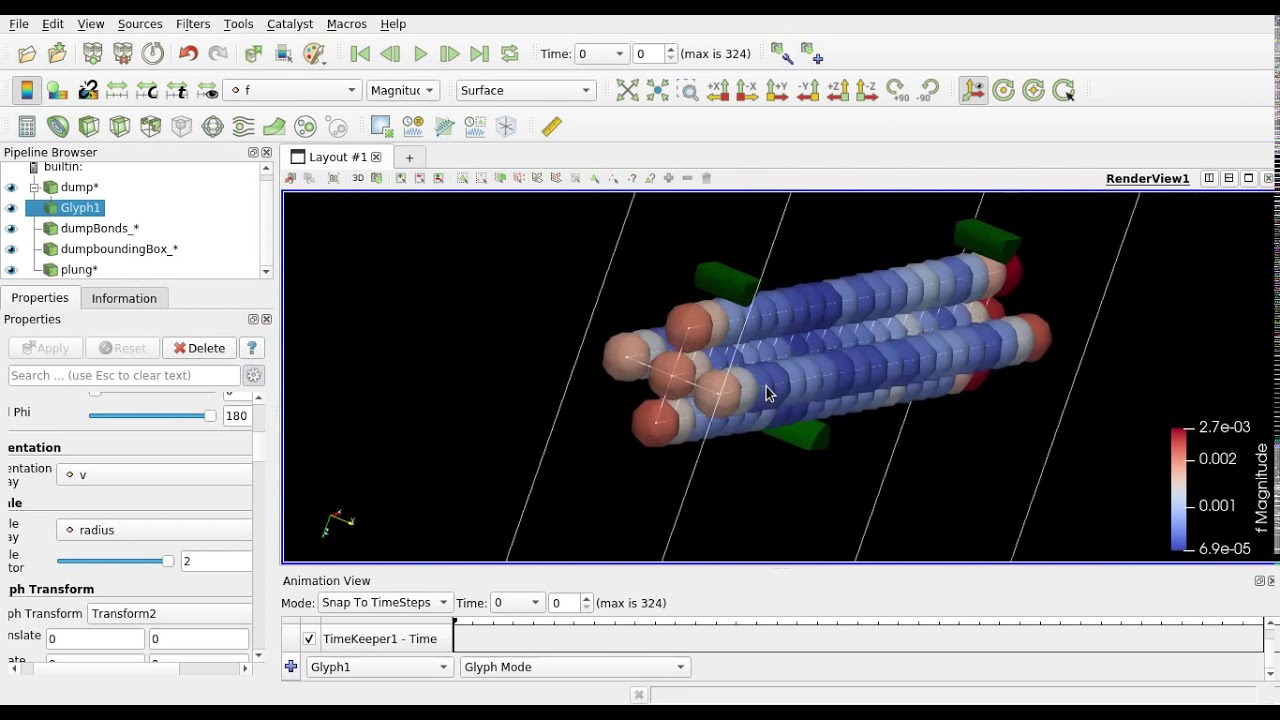 DEM simulation with bonds - YouTube