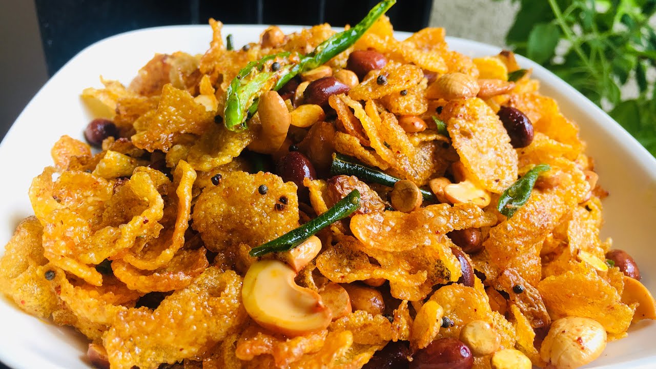 How to Make Makai Chivda | Perfect Diwali Snack | Diwali snack recipe ...