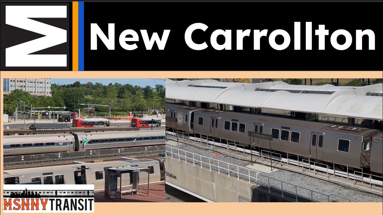 New Carrollton-WMATA,MARC and Amtrak: MSNNY Transit Washington Metro ...