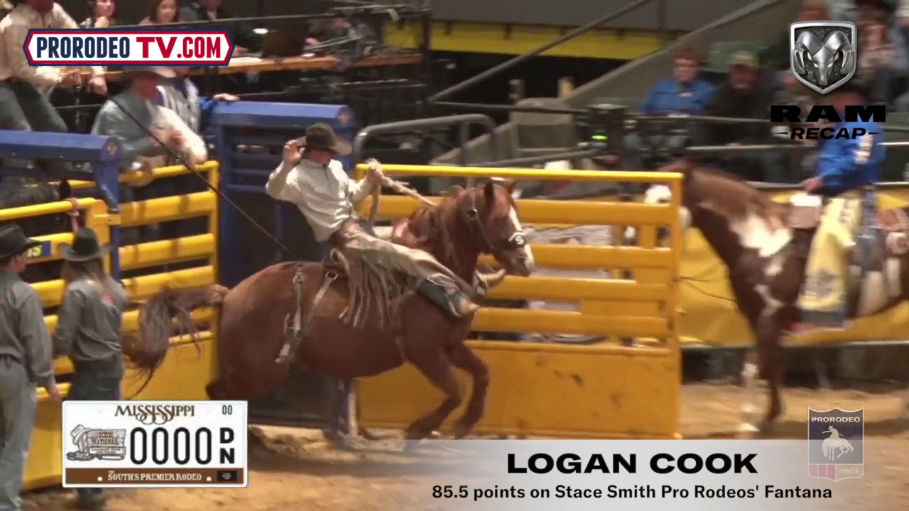 Logan Cook | 85.5 points on Stace Smith Pro Rodeos' Fantana | RAM Recap ...