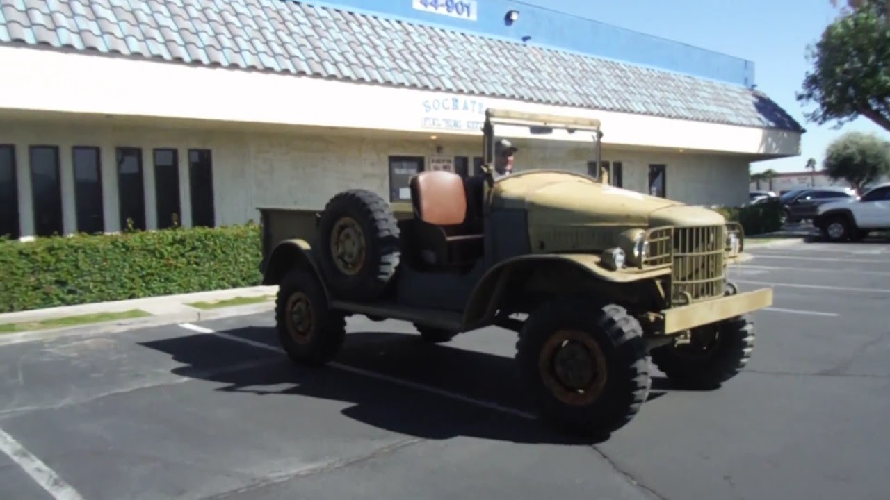 1941 Dodge WC-21 NEW PAINT, runs, title, FOR SALE - YouTube