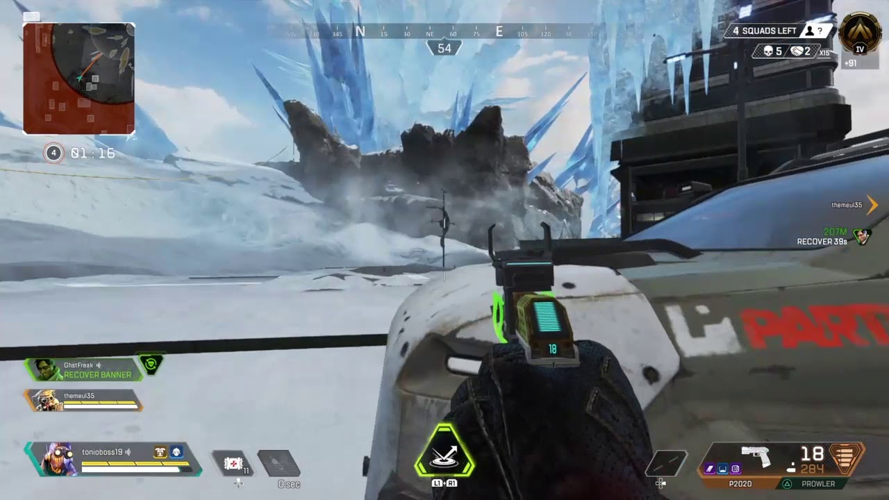 First time using the Prowler on Apex Legends(PS4) - YouTube