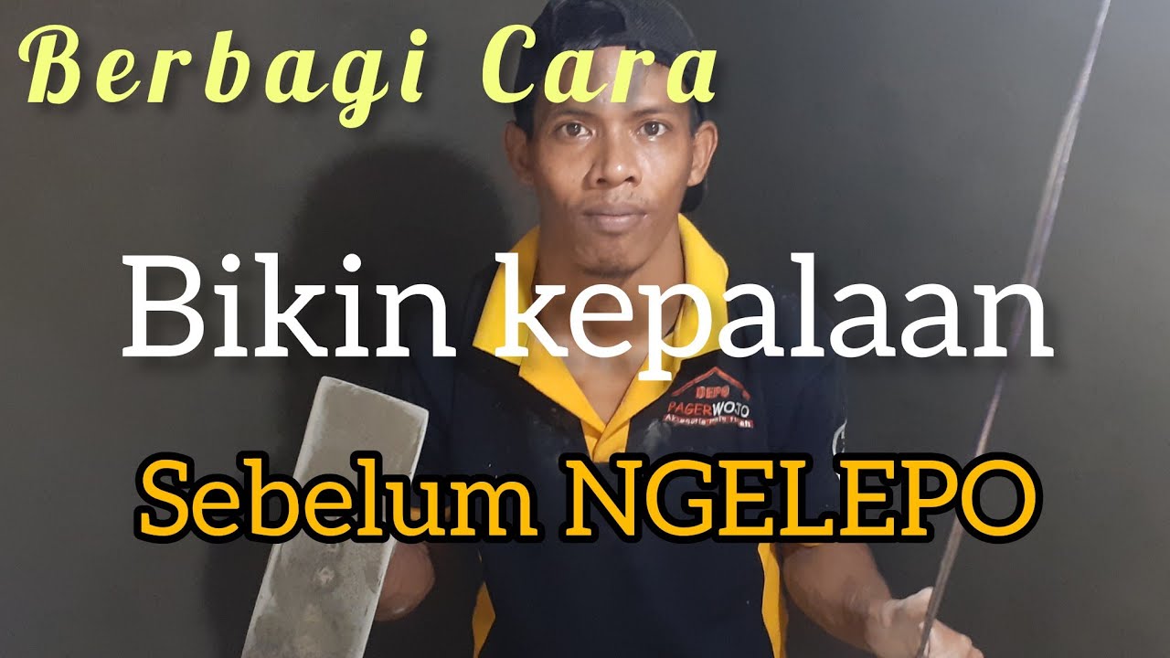 cara lot plesteran dinding ⁉️ cara membuat kepala plester dinding‼️ ...