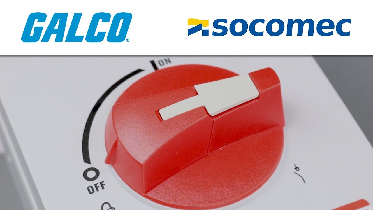 Socomec's Enclosed Sirco M Series Disconnect Switch - YouTube