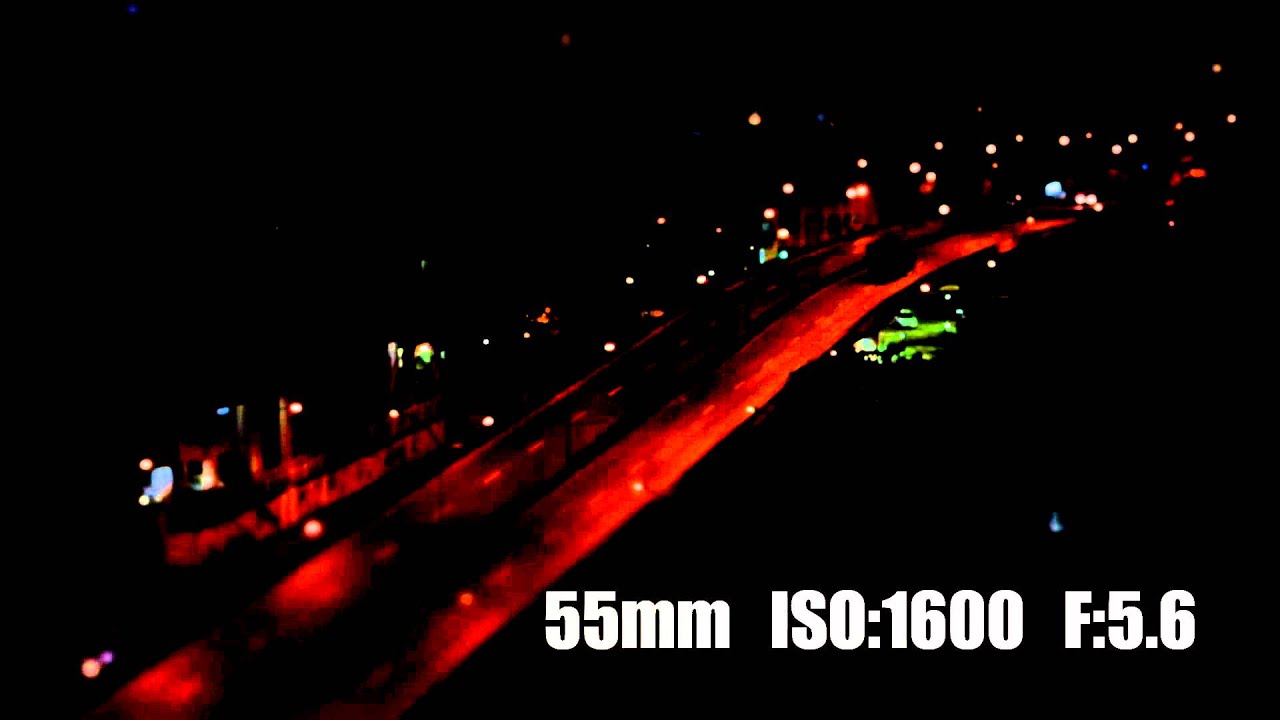 Miniature Effect test using Canon SL1 / 100D in night sceen - YouTube