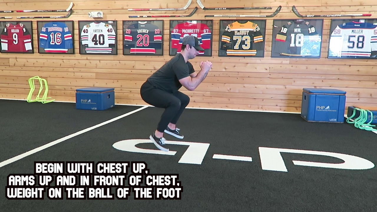 Low Squat Foot Jumps - YouTube