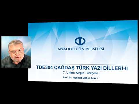 ÇAĞDAŞ TÜRK YAZI DİLLERİ II - Ünite 7 Özet