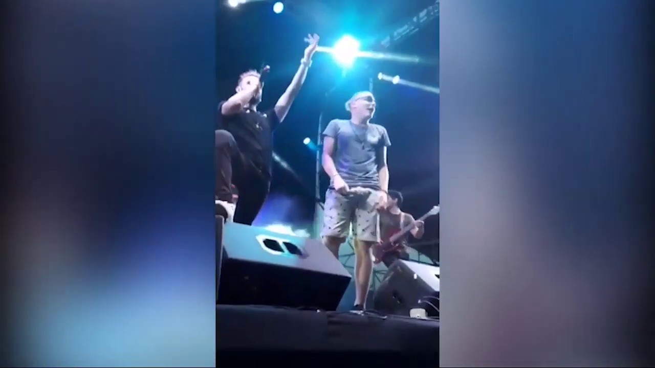 Leo Rivas debutó como cantante en Encarnación - YouTube