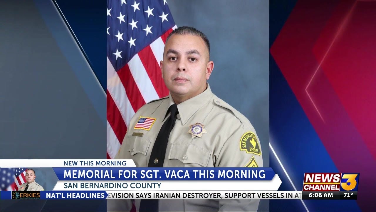 Memorial service for Sgt. Vaca 06112021 - YouTube
