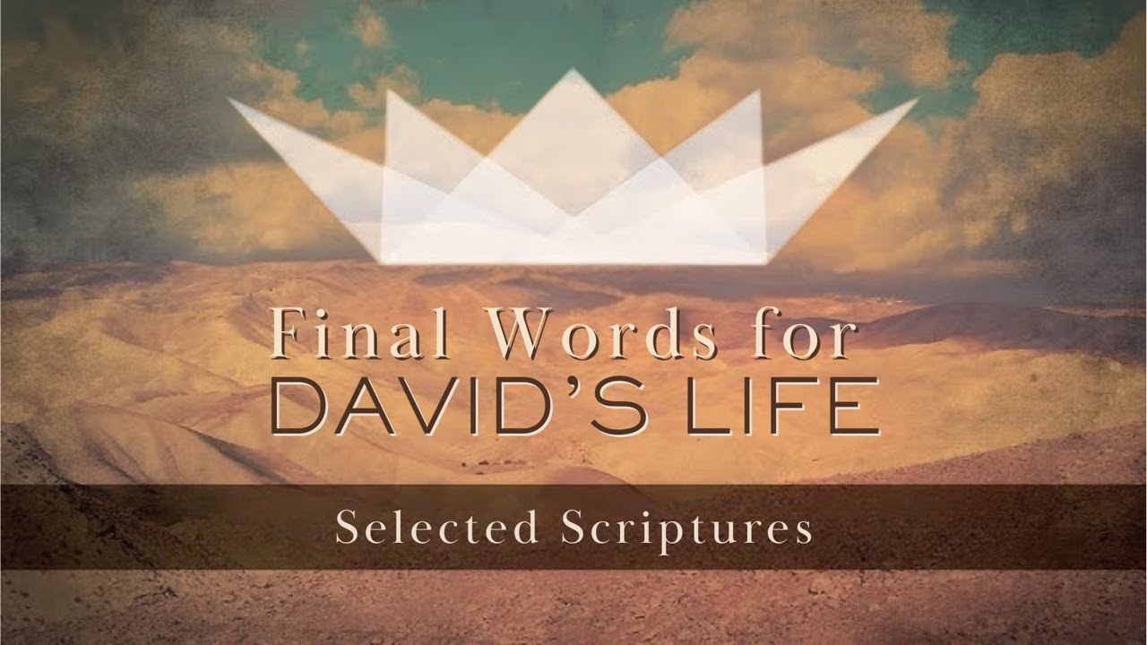 Final Words for David's Life - YouTube