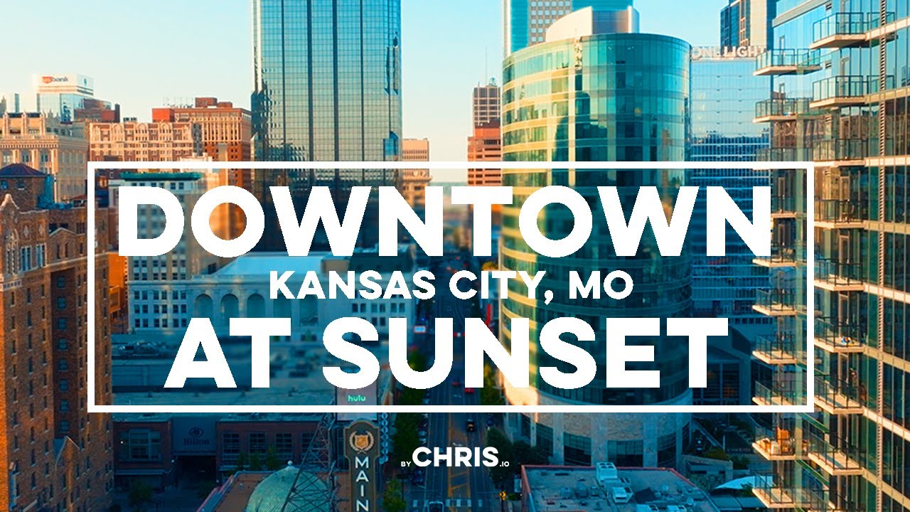 Captivating Kansas City Skyline at Sunset | Aerial Video in 4K - YouTube