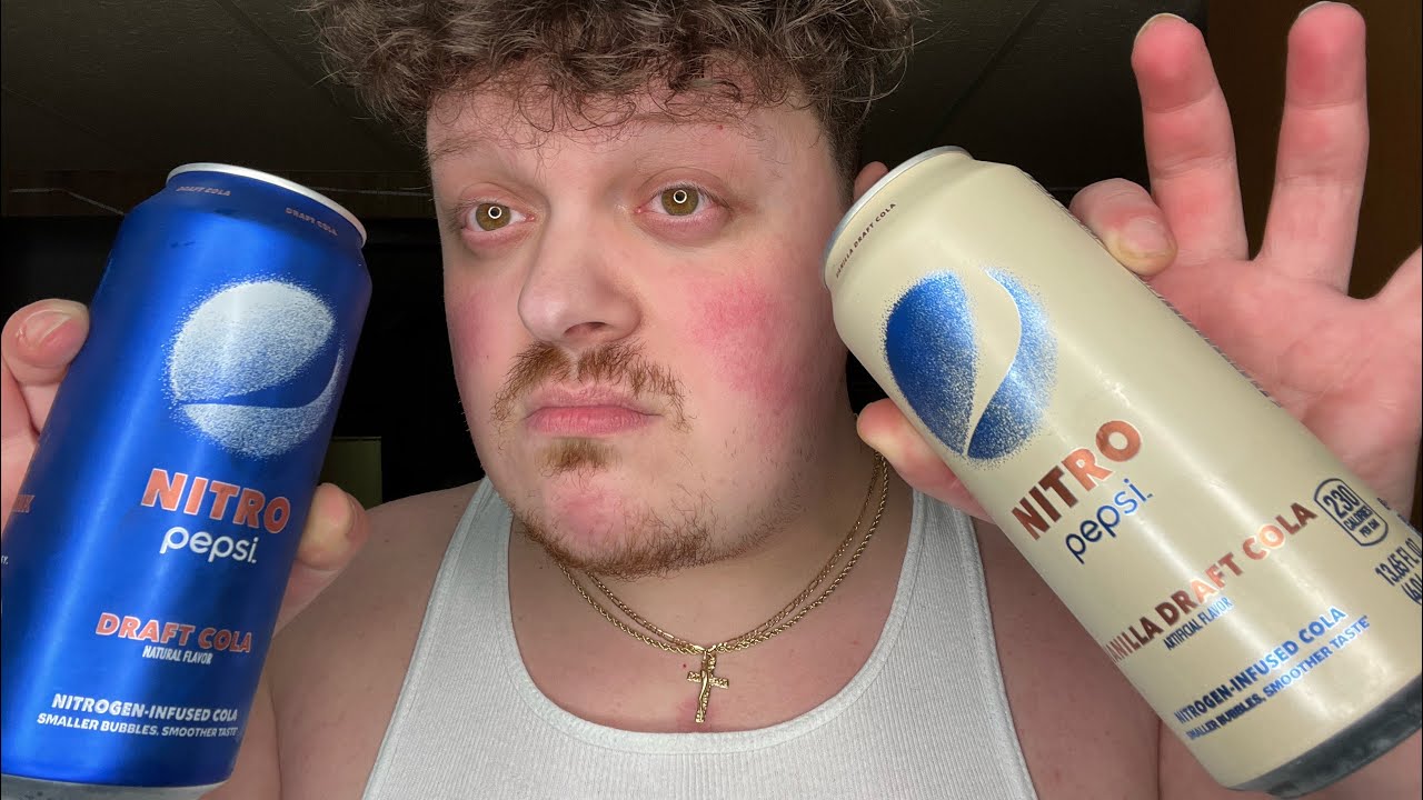 Pepsi Nitro Draft Cola's Taste Test - YouTube