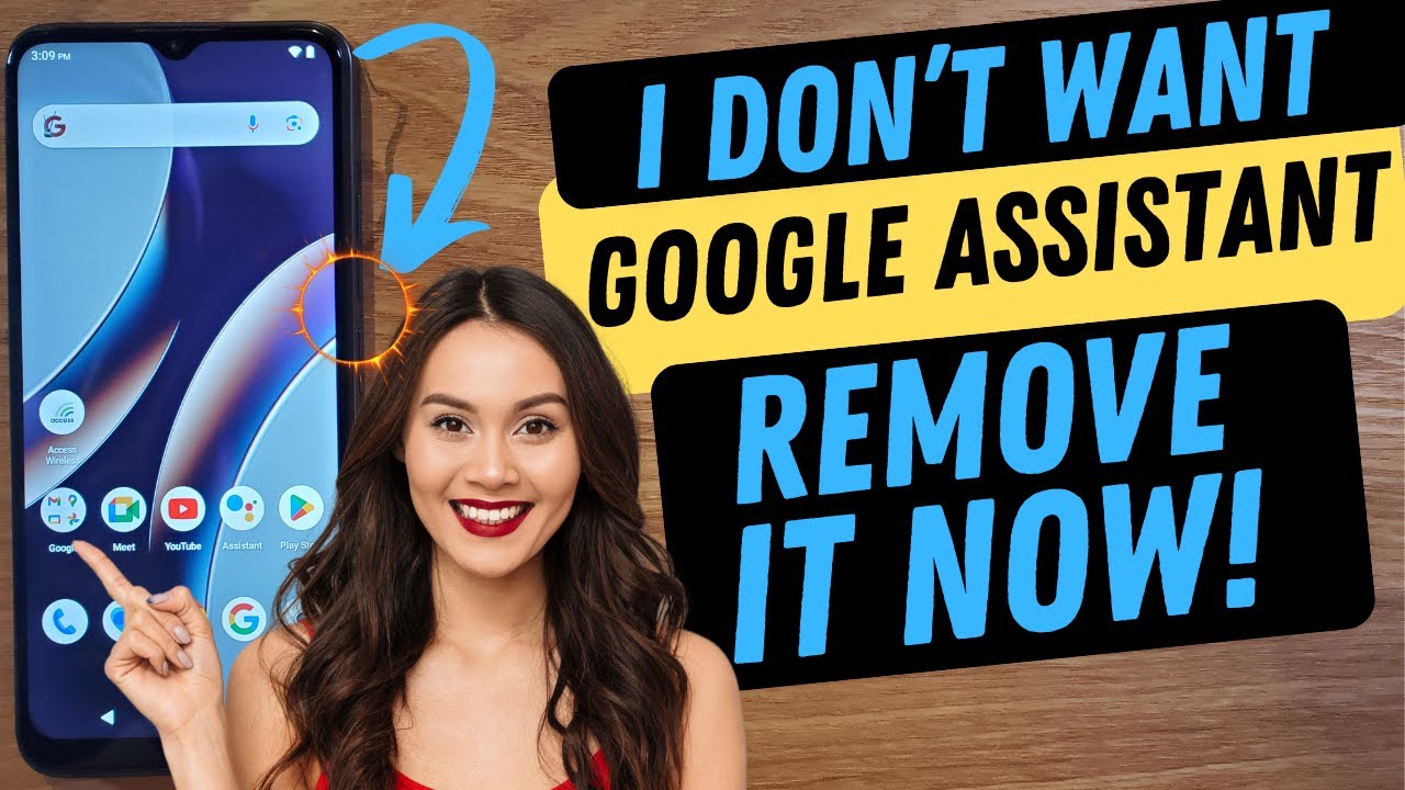 BLU G53 Google Assistant on the Power Button? Remove it Now! - YouTube