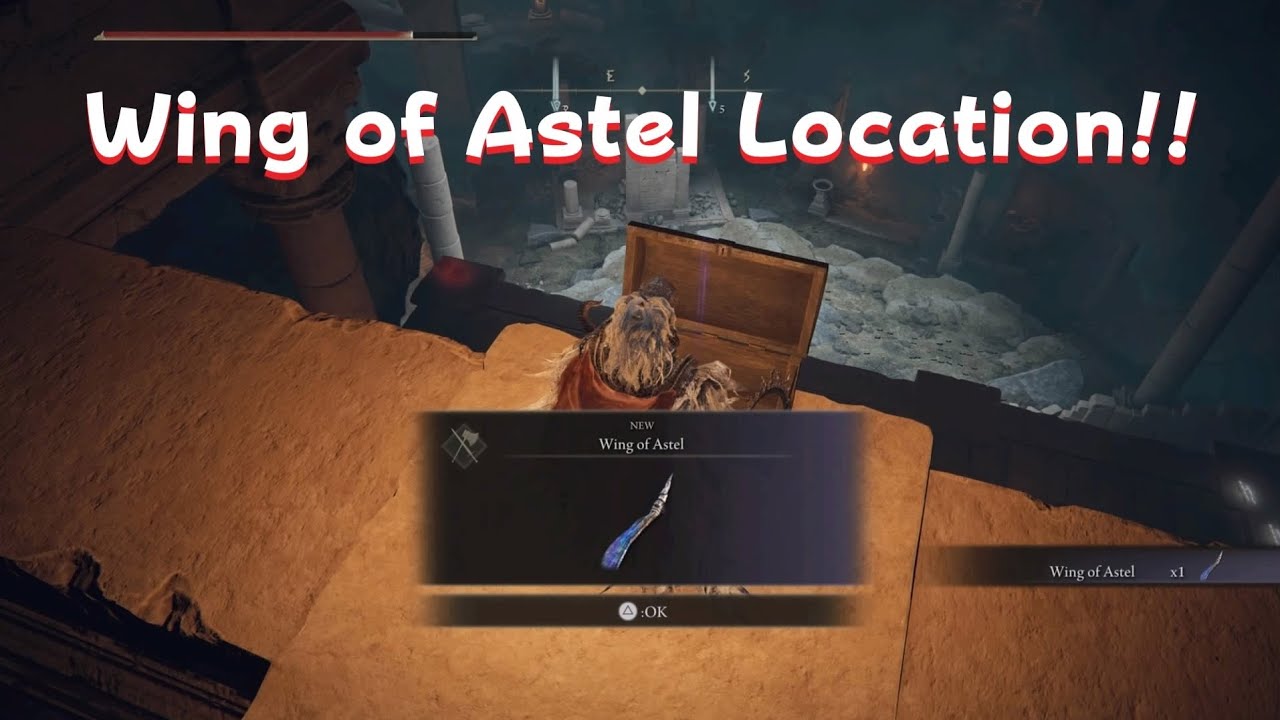 Wing of Astel Location With Map! Elden Ring - YouTube