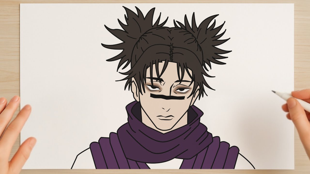 How to draw Choso from Jujutsu Kaisen | Step-by-Step Tutorial - YouTube