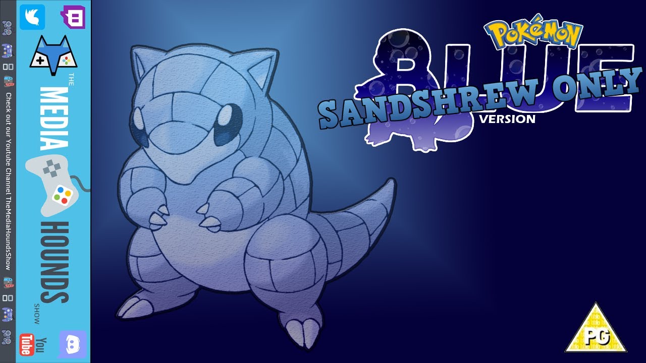 Pokemon Blue - Sandshrew Only Run [Part 1] - YouTube