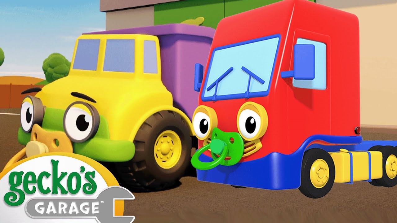 Daisy The Baby Dumper Truck | Gecko 2D | Baby Truck | Gecko's Garage ...