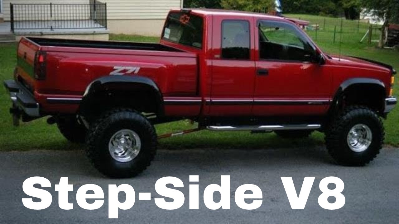 1997 Chevy Step-Side 9" Lift - YouTube