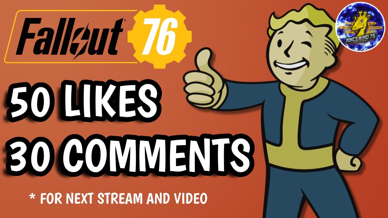 Fallout 76: Happy Fallout Friday!!! 50 Likes and 30 Comments - YouTube