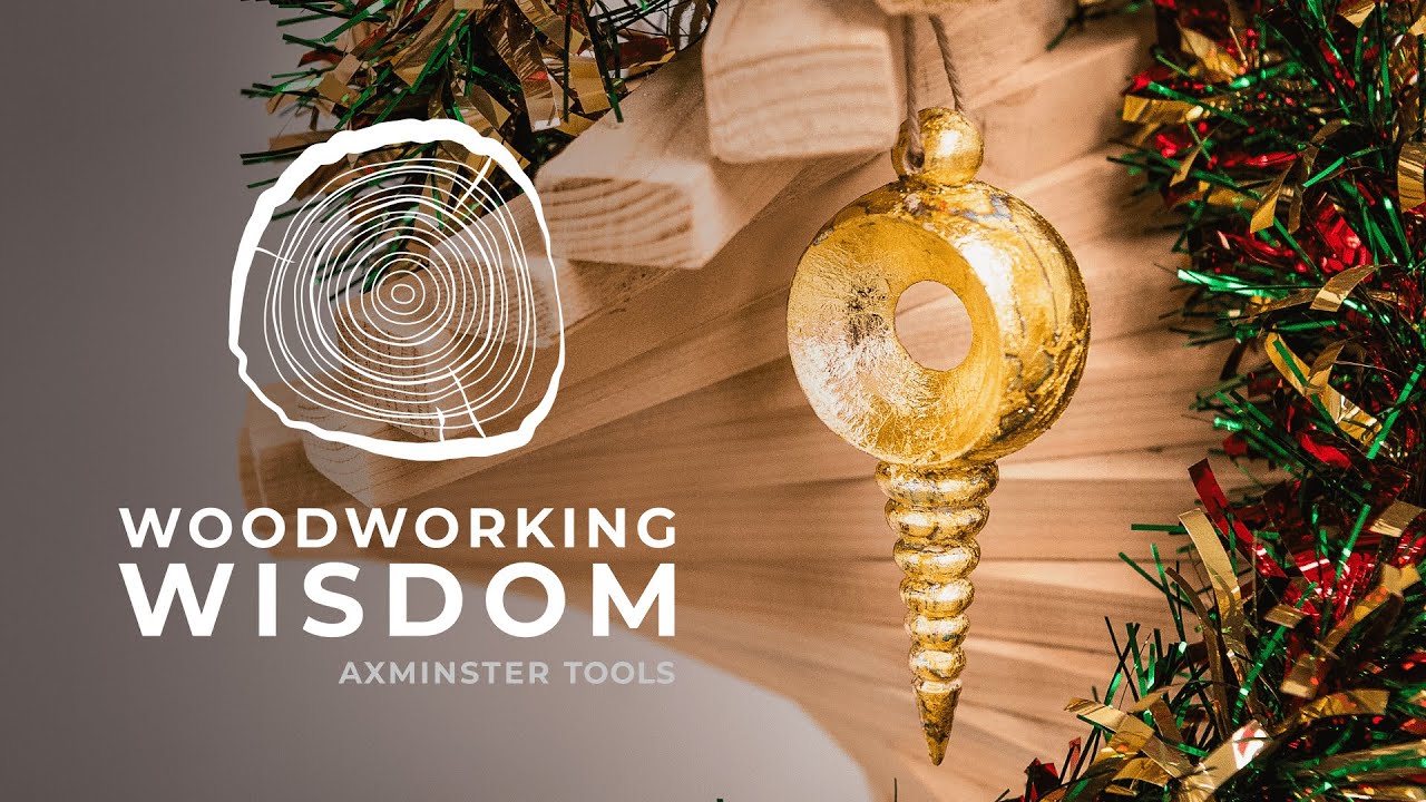 Easy Inlay Foils: Make a Hanging Bauble - Woodworking Wisdom - YouTube