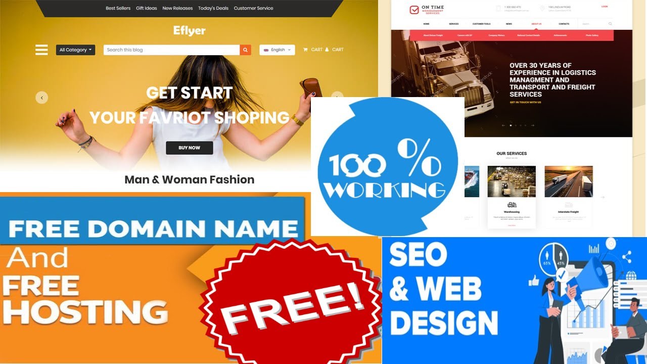 How to create a free website with free domain name and free hosting ...