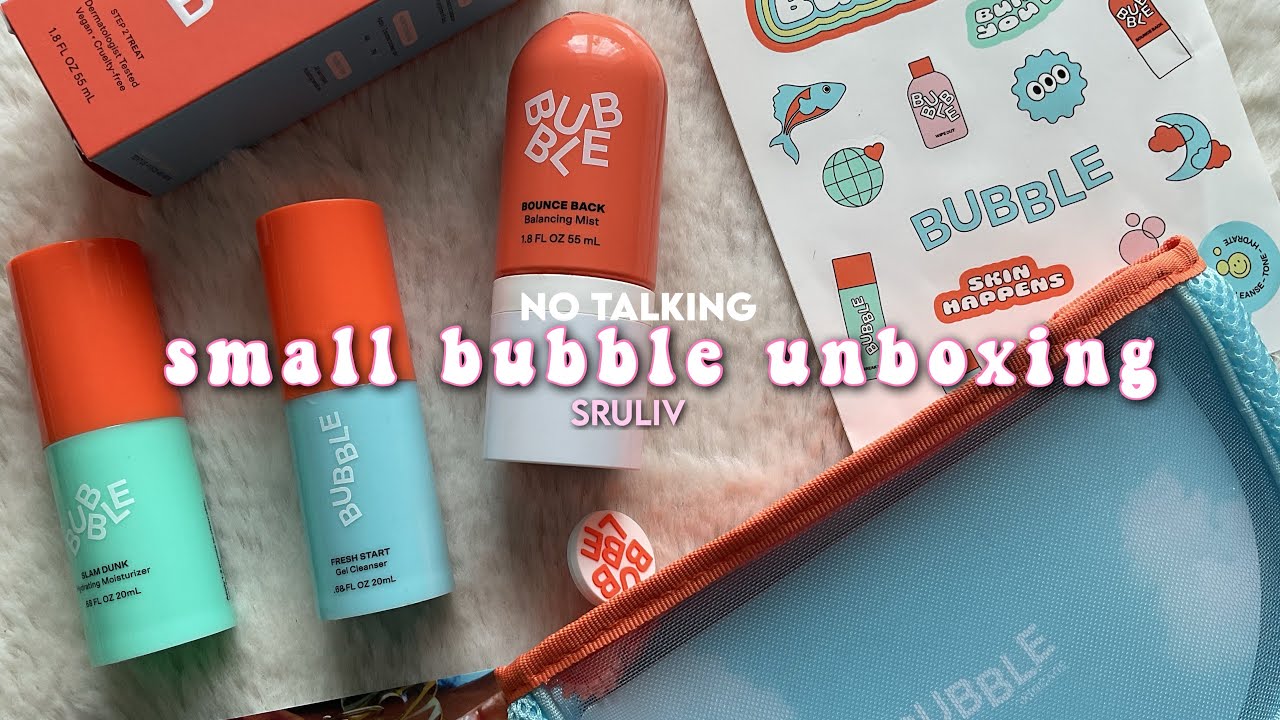 small bubble unboxing || sruliv - YouTube