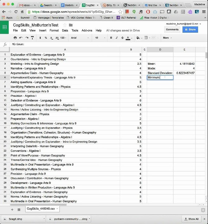 Minimum Google Sheets - YouTube