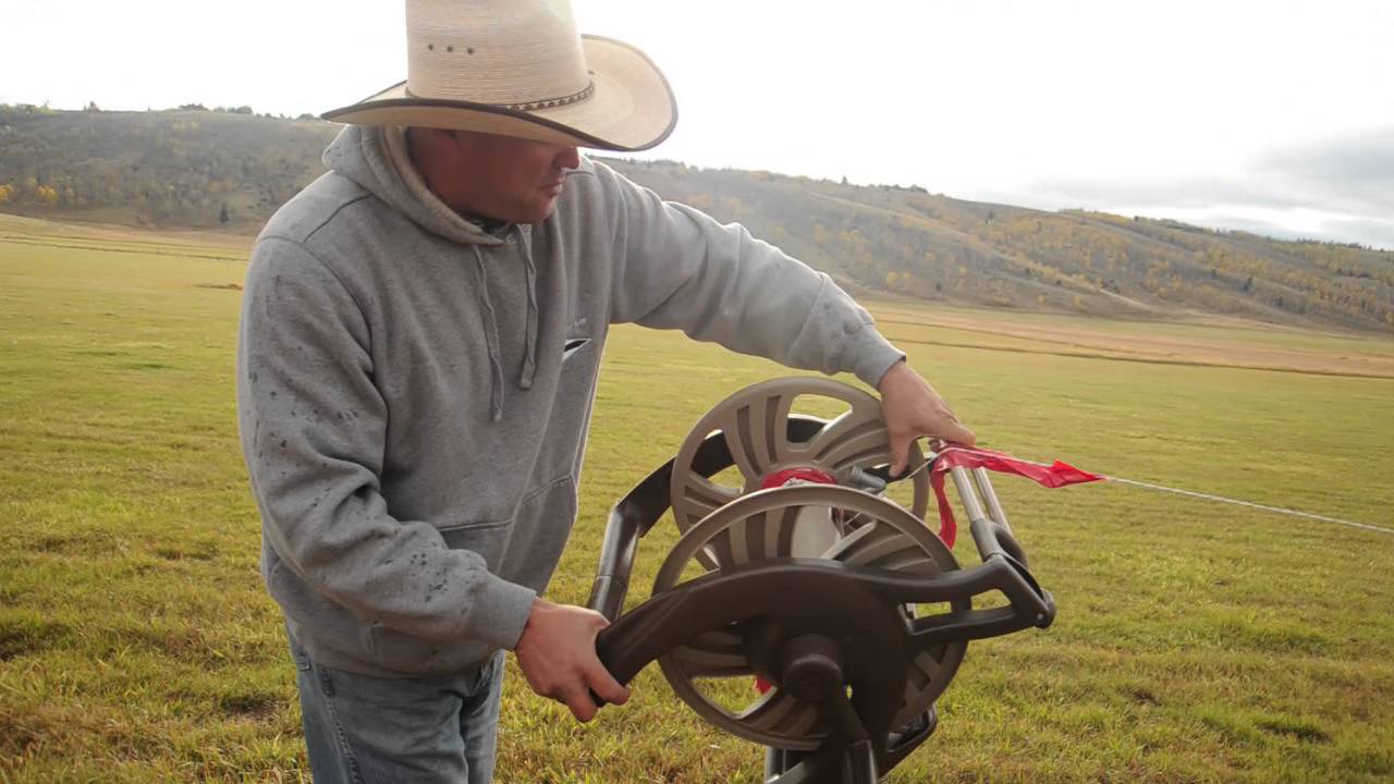 Turbo Fladry Installation on Walton Ranch in Jackson Hole Wyoming - YouTube