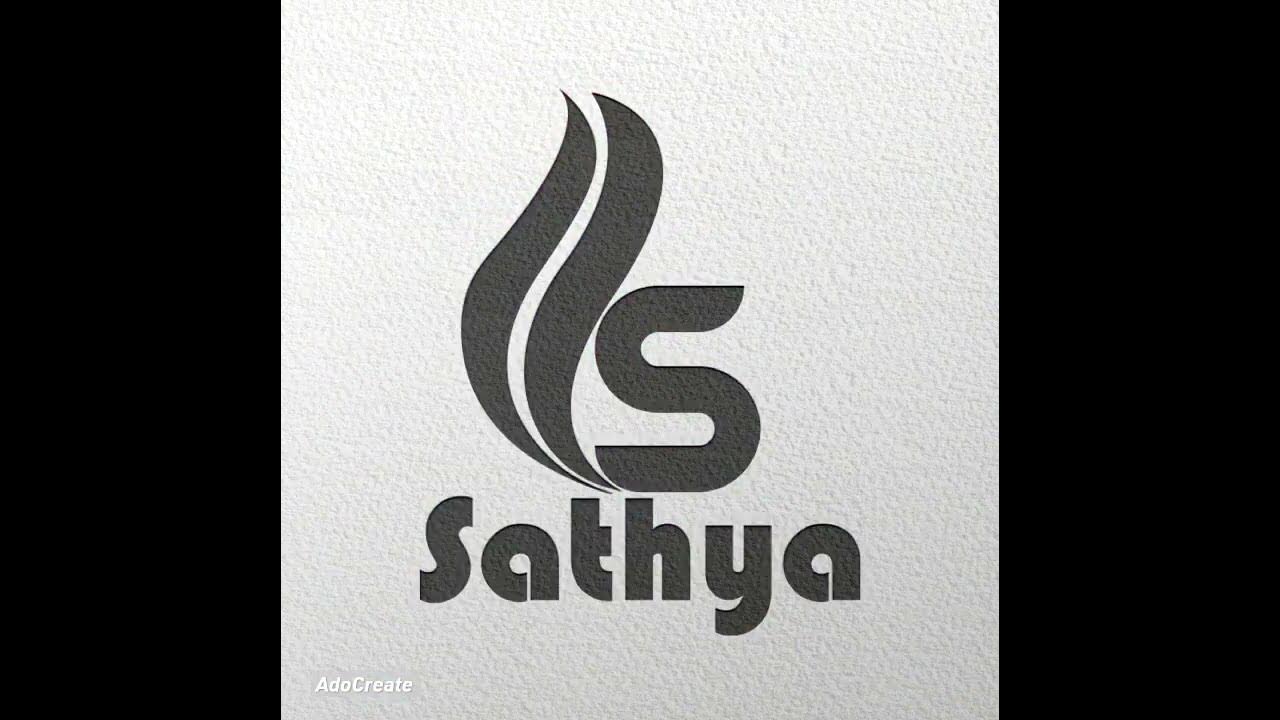 Logo Design for SATHYA// Logo Design #logo #design #youtubeshorts #logodesign #sathya @adocreate ...