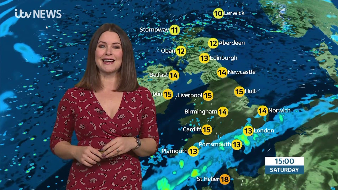 Amanda Houston - ITV Weather - 12th October 2019 - YouTube