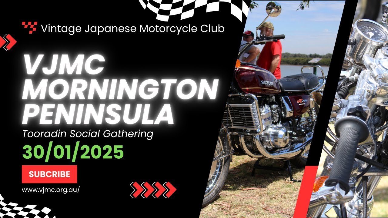 Vintage Japanese Motorcycle Club Mornington Peninsula - YouTube