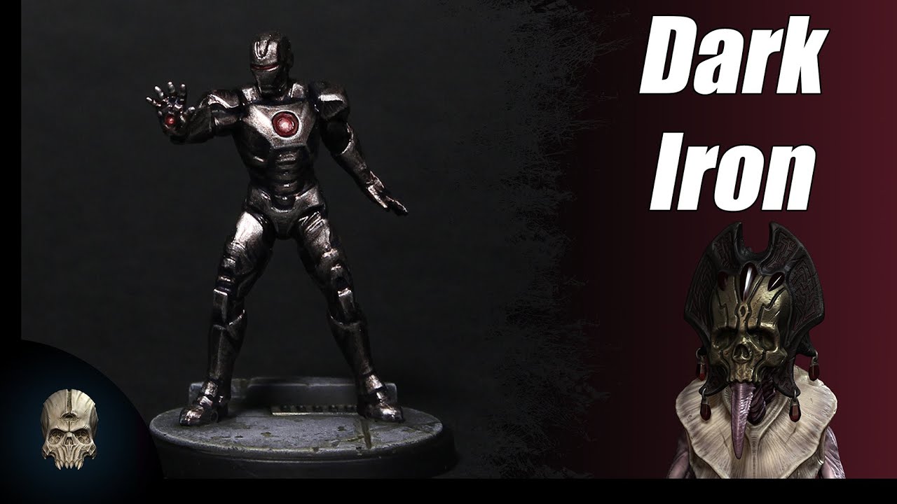 Hobby Tips: Painting Dark Metallic Bronze on Iron Man for Marvel Crisis ...