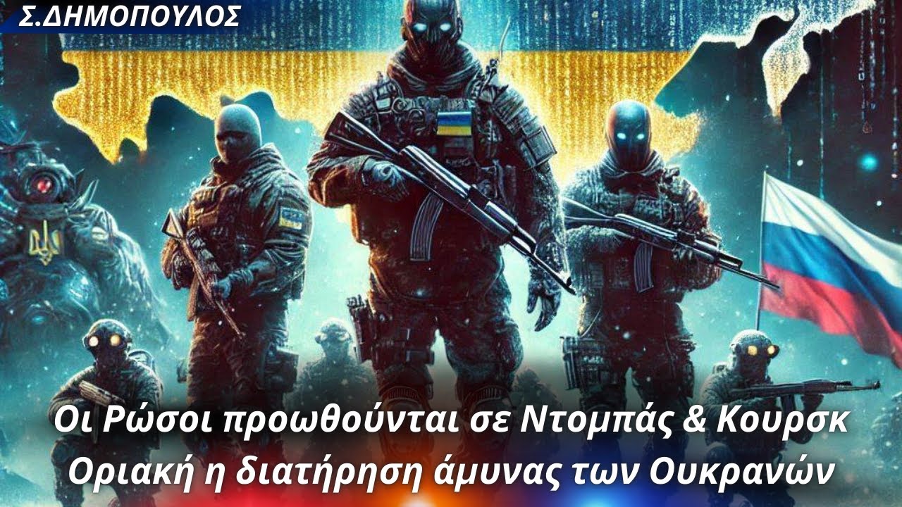 Σωτήριος Δημόπουλος: Οι Ρώσοι προωθούνται σε Ντομπάς & Κουρσκ-Οριακή η ...