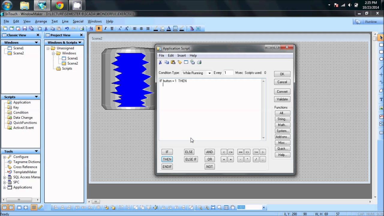 Wonderware 2 - Filling Tank Animation - YouTube