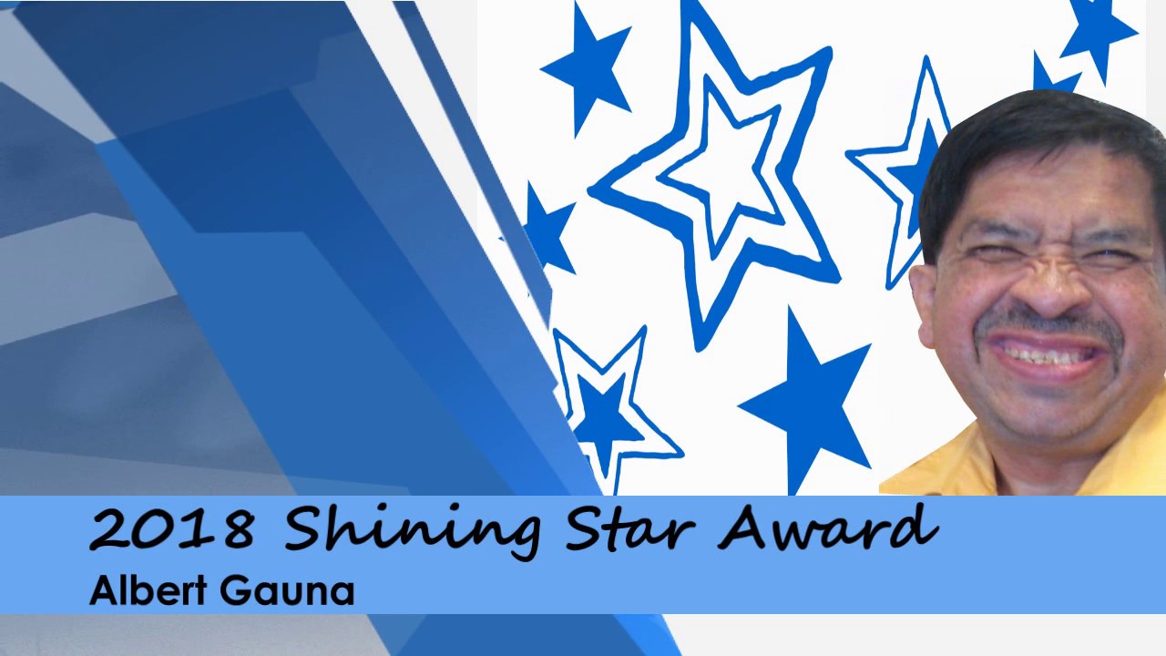 2018 Cottonwood Shining Star Award -Albert Gauna - YouTube