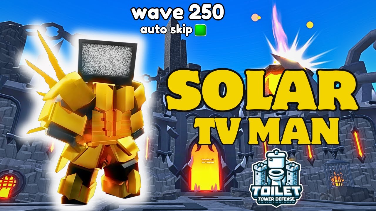 I Conquered ENDLESS MODE in TOILET TOWER DEFENSE with SOLAR FLARE TV ...