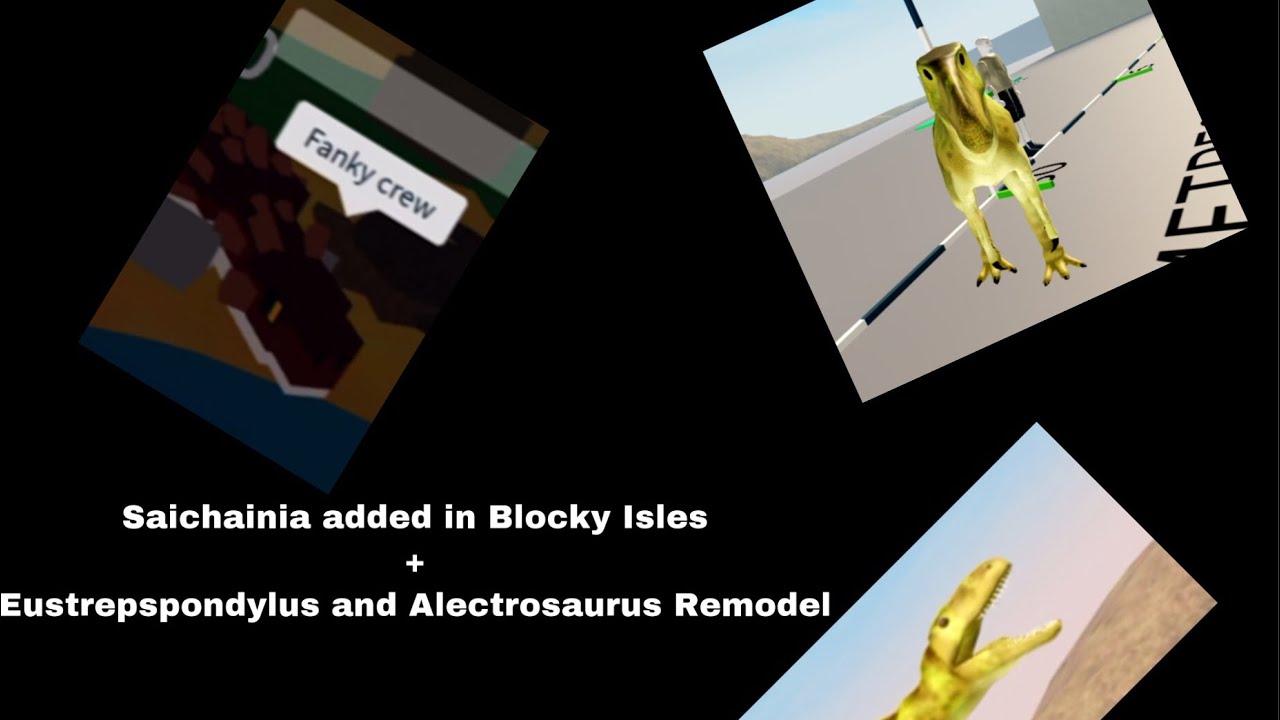 New Saichania in Blocky Isles. Alectrosaurus and Eustrepspondylus ...