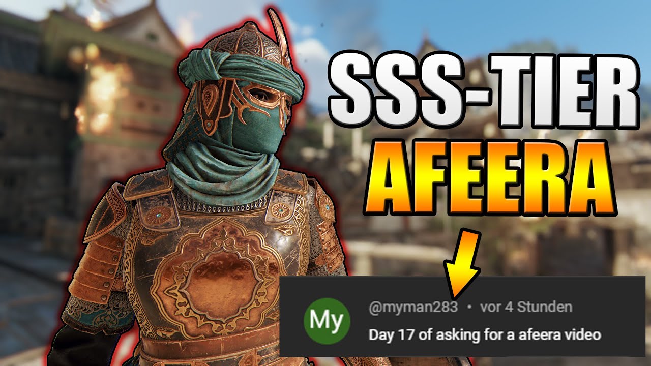 SSS-Tier Hero Request Afeera - Top-Tier for a GOOD REASON | For Honor ...