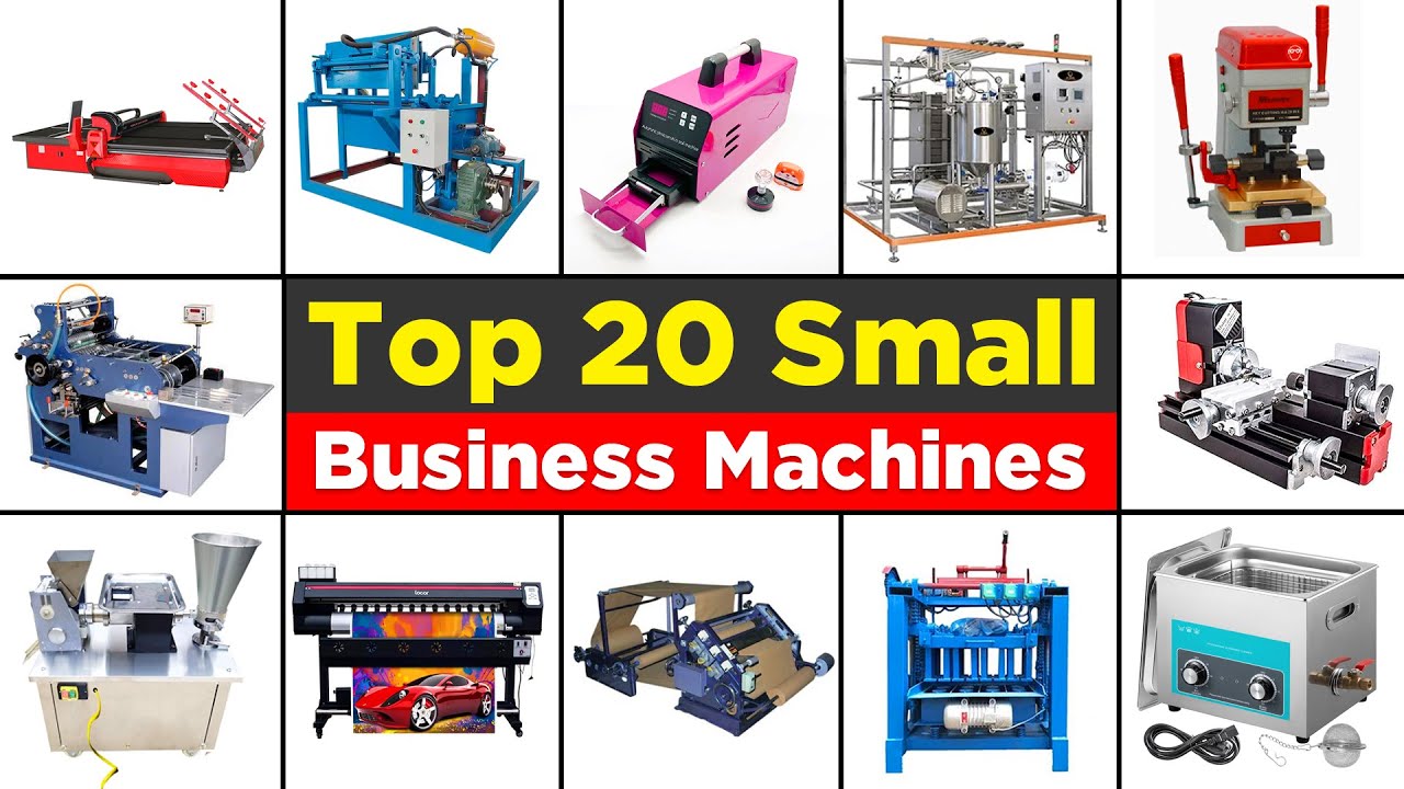 20 Business Machines You can Buy Online from Amazon, Alibaba to Make ...