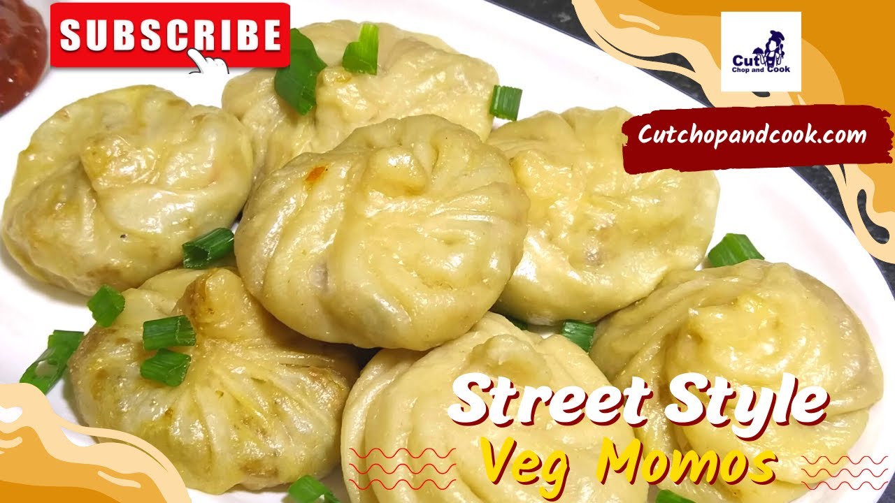 Street Style Veg Momos Recipe | Veg Momos | Easy Way to Fold Momos ...